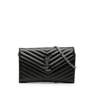 Saint Laurent Pre-owned Sac bandouli&egrave;re matelass&eacute; - Femme - Pre-owned - Noir - Taille: ONE Size