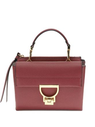 Coccinelle petit sac à main Arlettis en cuir - Rouge