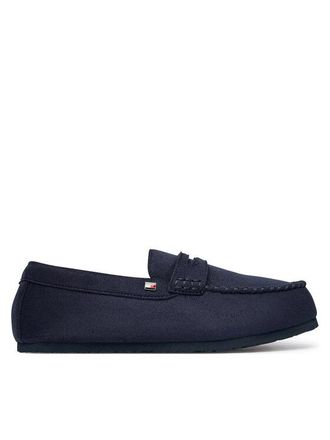 Tommy Hilfiger Hausschuhe Hilfiger Driver House Shoe FM0FM06012 Dunkelblau