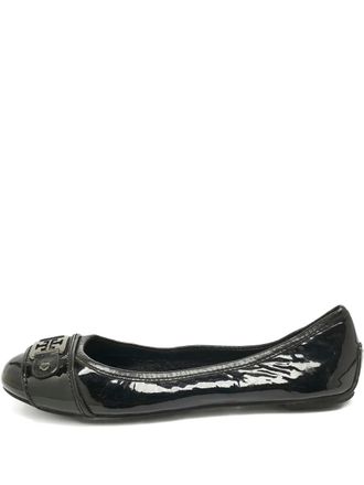 Tory Burch Ballerinas aus Lackleder - Schwarz