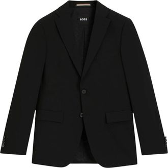 HUGO BOSS Homme, Costumes, Noir, Taille: M Blazer Slim &agrave; Simple Boutonnage