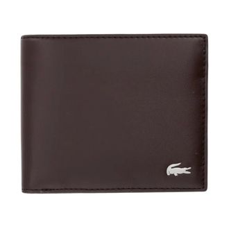 Lacoste Medium FG Leather Billfold - - Accessories - Herren - Braun - ONE SIZE