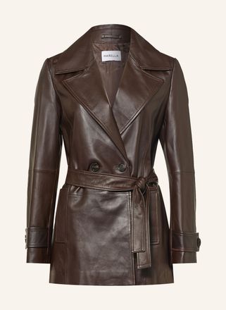 Marella Lederjacke Ragni braun