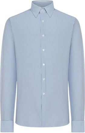 Roberto Ricci Design Rrd, Homme, Chemises, Bleu, Taille: 2XL Oxford Jacquard Shirt
