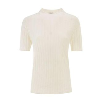 PESERICO Damen, Strickwaren, Wei&szlig;, LGr&ouml;&szlig;e
