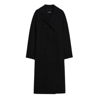 Max Mara Femme, Manteaux, Noir, Taille: 40 FR Manteaux Noirs pour Femmes