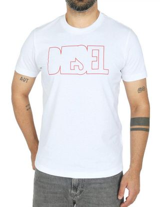 Diesel Rundhalsshirt Slim Fit Logo Shirt - T-DIEGOR 250215