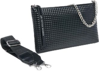 Les P'tites Bombes Sac Bandouliere Joely Umhängetasche, Banane, Schwarz