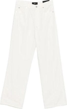 7 For All Mankind Jean Droit - Blanc