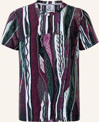 Carlo Colucci Carlo Colucci Knit Print Story T-Shirt Fiaider rot