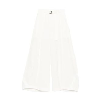 sacai Damen, Hosen, Wei&szlig;, SGr&ouml;&szlig;e