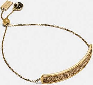 Coach Pav&eacute;-Armband Mit Schiebeverschluss