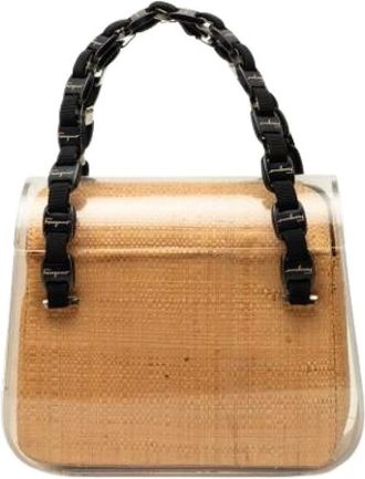 Ferragamo Sac Vara Pre-owned - Femme - Pre-owned - Beige - Taille: ONE Size