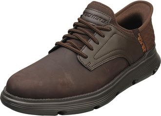 Skechers Garza - GERVIN Herren Sneakers Slip-ins 205046 Choc dunkel braun, Schuhgr&ouml;&szlig;e:42 EU