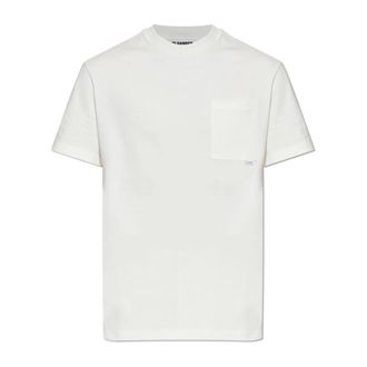 Jil Sander Pocket T-Shirt - - Tops - Herren - Wei&szlig; - XL