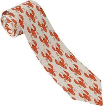 Generic Cravate Imprim&eacute; D&Eacute;crevisses Mignon Fine Cravates &Eacute;troit Cravates Homme Pour Travail Mariage F&ecirc;te