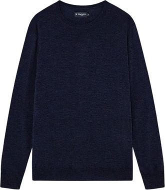 Hackett Pull en laine et cachemire - Homme - Pulls - Bleu - Taille: XL