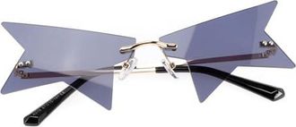 Hemoton Lunettes De Soleil Sans Monture Lunettes Cr&eacute;atives Pour Femmes Vacances