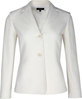 Theory blazer à simple boutonnage - Blanc