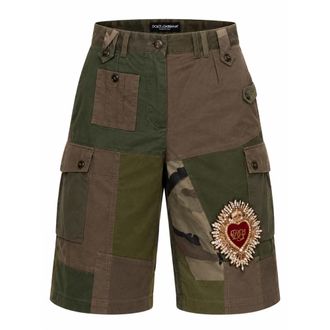 Dolce & Gabbana Lange Shorts - - Shorts - Damen - Gr&uuml;n - XS