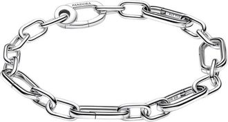Pandora Bracelet cha&icirc;ne &agrave; maillons ouverts - Femme - Accessoires - Blanc - Taille: M