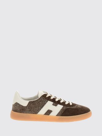 Hogan Cool Leder- und Wildleder-Sneakers mit H-Logo und Gummisohle