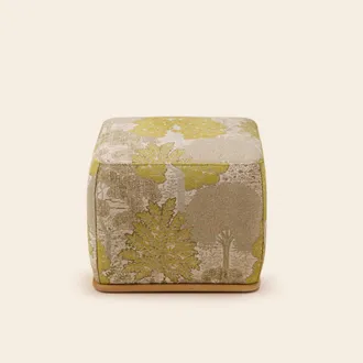 Madura Pouf Arnel Alisia jaune sulfure naturel - JAUNE