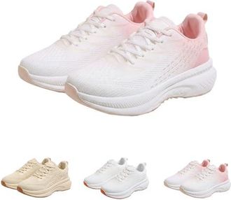 Generic Chaussures de sport respirantes avec lacets pour femme - Baskets confortables - Respirantes - L&eacute;g&egrave;res et confortables - Chaussures de jogging - Chauss