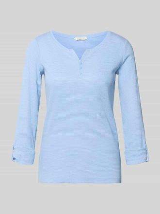 Tom Tailor Regular Fit Langarmshirt aus Baumwoll-Mix