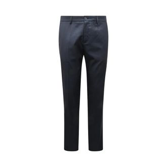Patrizia Pepe Micro Square Slim Fit Hose - - Trousers - Herren - Blau - XL
