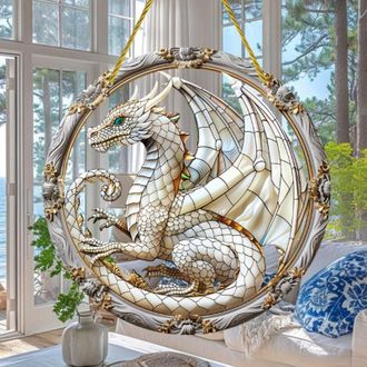 Generic Schöne Hof Drachenskulptur, Kunstharz Drachenskulptur Garten,Drachen deko Figuren,Drachen Figuren Garten Klein, Ornament, Gartendrache,Baum-Dekor (1pc