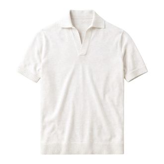 FILIPPO DE LAURENTIIS Skipper Polo - - Knitwear - Herren - Wei&szlig; - M