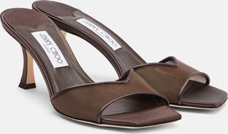 Jimmy Choo London Pantoletten Skye 70 aus Mesh