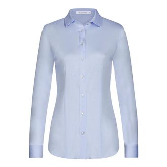 Soluzione - Camiceria Ticino Femme, Blouses et Chemises, Bleu, Taille: 44 FR Blouse 760-269