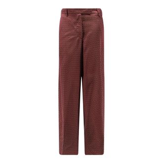 Dries Van Noten Femme, Pantalons, Violet, Taille: 34 FR Penn Viscose Pantalons