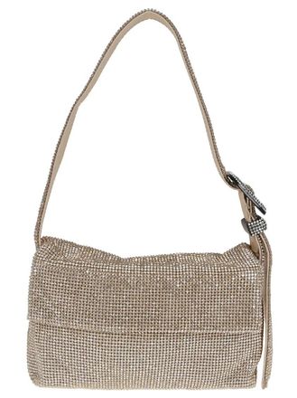 Benedetta Bruzziches Clutches - Pink And Purple Rhinestone Mesh Clutch - Gr. unisize - in Rosa - für Damen