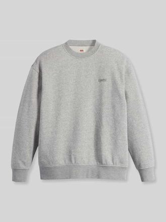 Levi's Regular Fit Sweatshirt mit dezentem Logo-Schriftzug