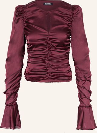 Rotate Rotate Satinbluse rot