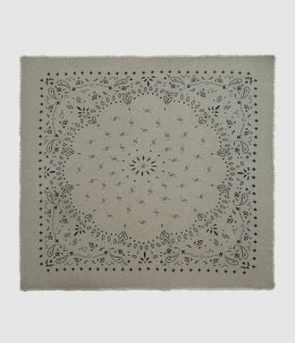 Kujten &Eacute;charpe Chiko Cachemire Kaki Chin&eacute;