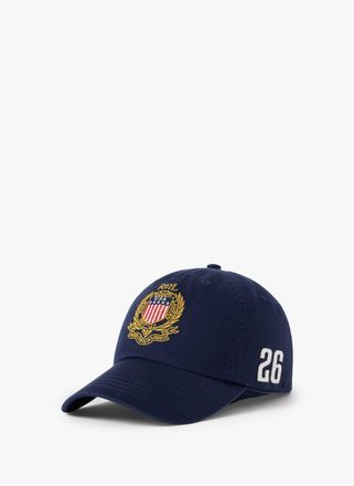 Polo Ralph Lauren Casquette &agrave; logo brod&eacute; en coton