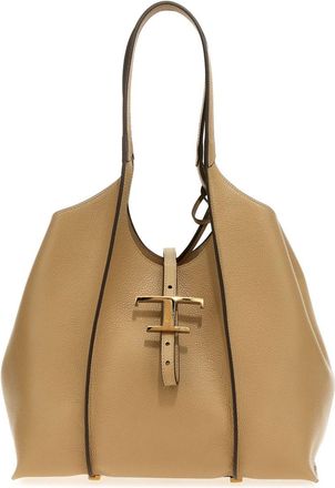 Tod's Kleine T Timeless Handtasche - Nude