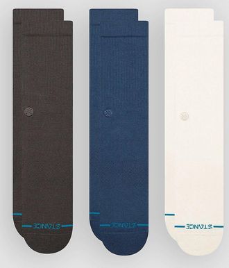 Stance Icon 3 Pack Socken charcoal