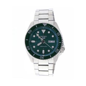 Seiko Femme, Accessoires, Vert, Taille: ONE Size Montre Automatique 5 Sports