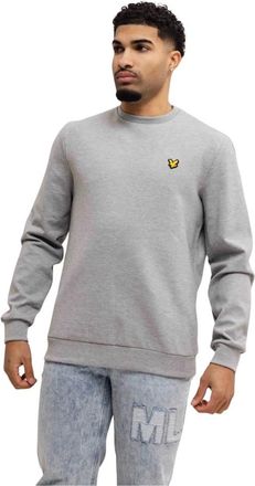Lyle & Scott Homme, Sweatshirts et sweats à capuche, Gris, Taille: XL Pull en molleton Neck Fly
