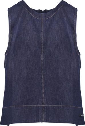 Roy Rogers Femme, Tops, Bleu, Taille: 42 FR Top Lili cropped