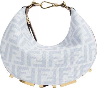 Fendi FF Denim Fendigraphy Mini Bag