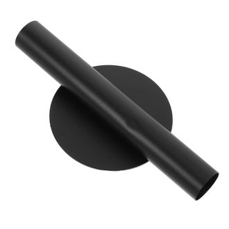 OSALADI Runde Wandvasen aus Metall Schwarz mit Kleber&uuml;ckseite Bohrfreie Montage f&uuml;r Wohnzimmer und Hotel Kreative Blumenhalterung