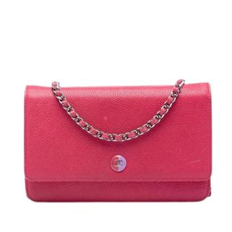 Chanel Sac bandouli&egrave;re Pre-owned &agrave; rabat - Femme - Pre-owned - Rose - Taille: ONE Size