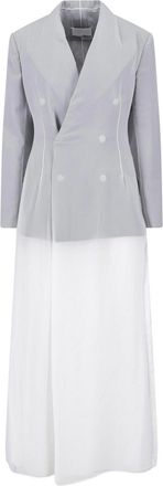 Maison Margiela Maxikleid - Wei&szlig;