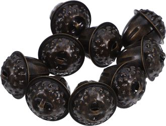 Angoily 20 St&uuml;ck Teiliges Antike Bronze Glocken Rustikale Weihnachtsbaum Anh&auml;nger Traditionelle Metallglocken f&uuml;r DIY Dekoration Vielseitig Verwendbar f&uuml;r Kr&auml;